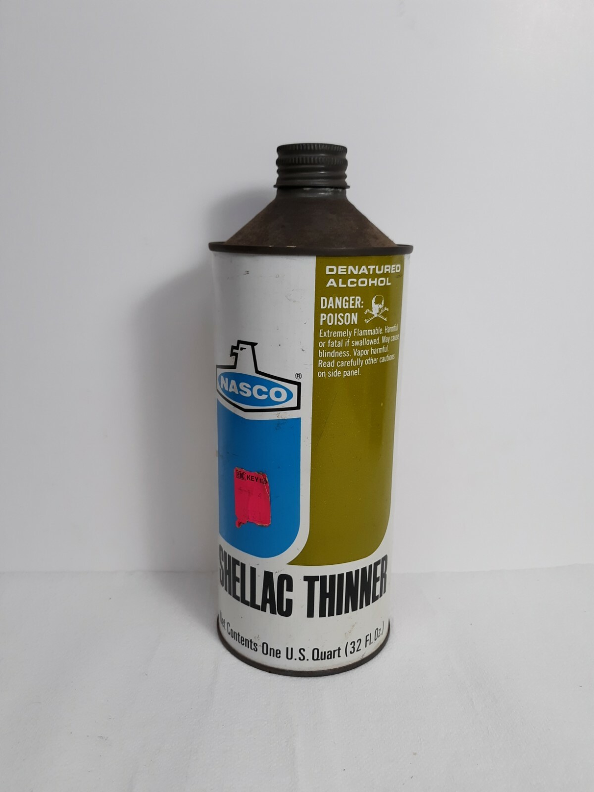 Vintage Nasco Shellac Thinner 1 Quart Can Empty Cleveland Ohio USA | eBay