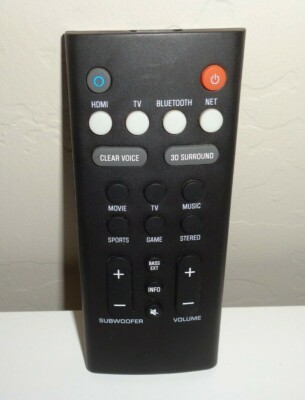 Yamaha VCQ9140 Sound Bar Remote Control For YAS-109, YAS-209, ATS-1090 ...