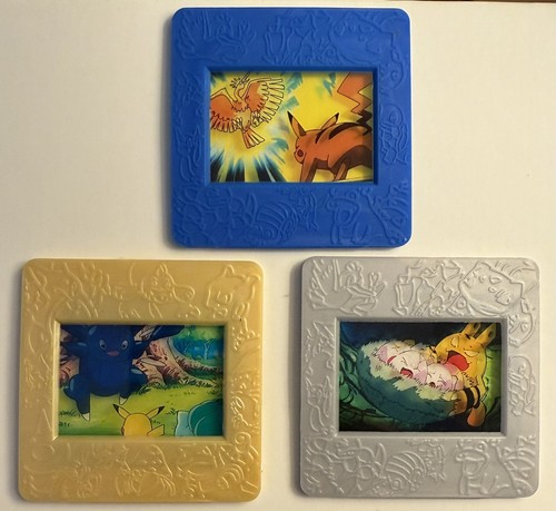 Pokemon Picture Frame 3 Sheets Set Photo Show Retro Meiji | eBay
