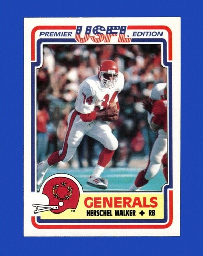 1984 Topps Usfl Set-Break # 74 Herschel Walker Xrc NR-MINT *GMCARDS* | eBay