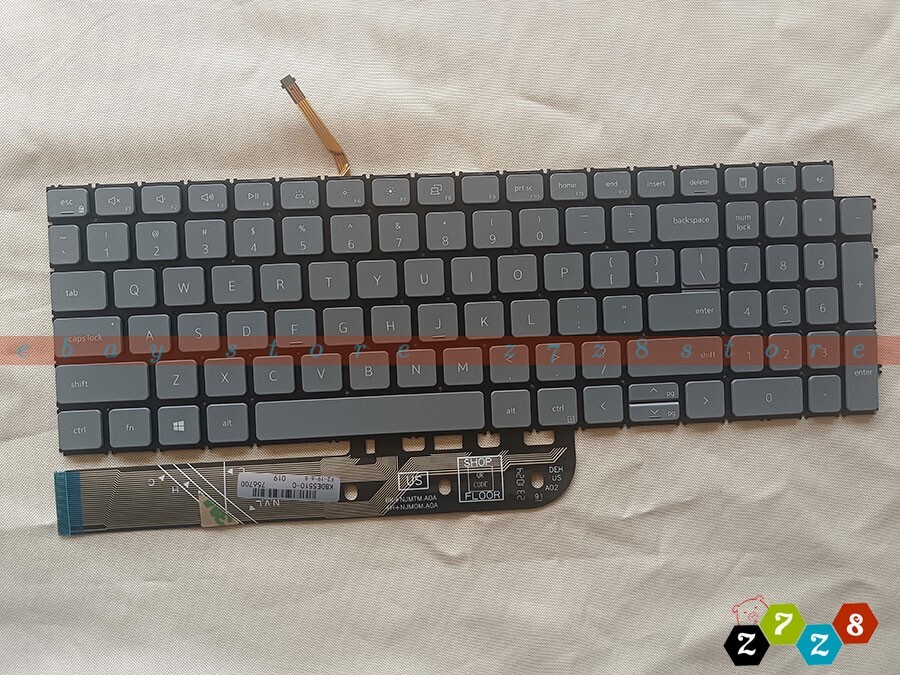 New US Keyboard For DELL Inspiron 15Pro 15 5510 5518 3520 3525 5505 ...