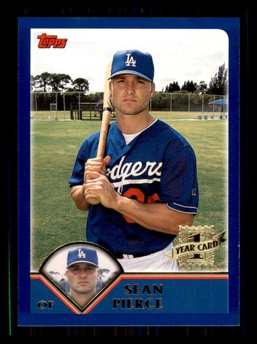 2003 Baseball Topps Sean Pierce Los Angeles Dodgers #299 RC FY | eBay