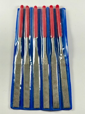 6 Pcs PROFESSIONAL FLAT DIAMOND FILE SET 6 DIFFERENT GRITS | eBay