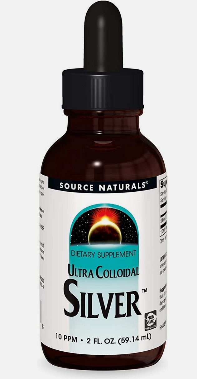 Source Naturals Ultra Colloidal Silver™ Nasal Spray 10 PPM 2oz. Liquid ...