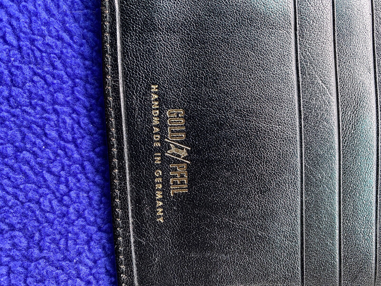 Vintage Goldpfeil Black Leather Passport Wallet 1990’s | eBay