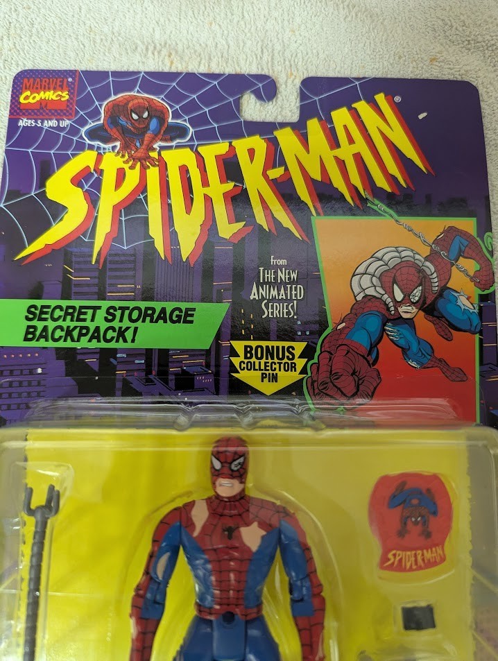 Spider-Man: Animated Series Battle Ravage Spider-Man by Toy Biz 1995 | eBay