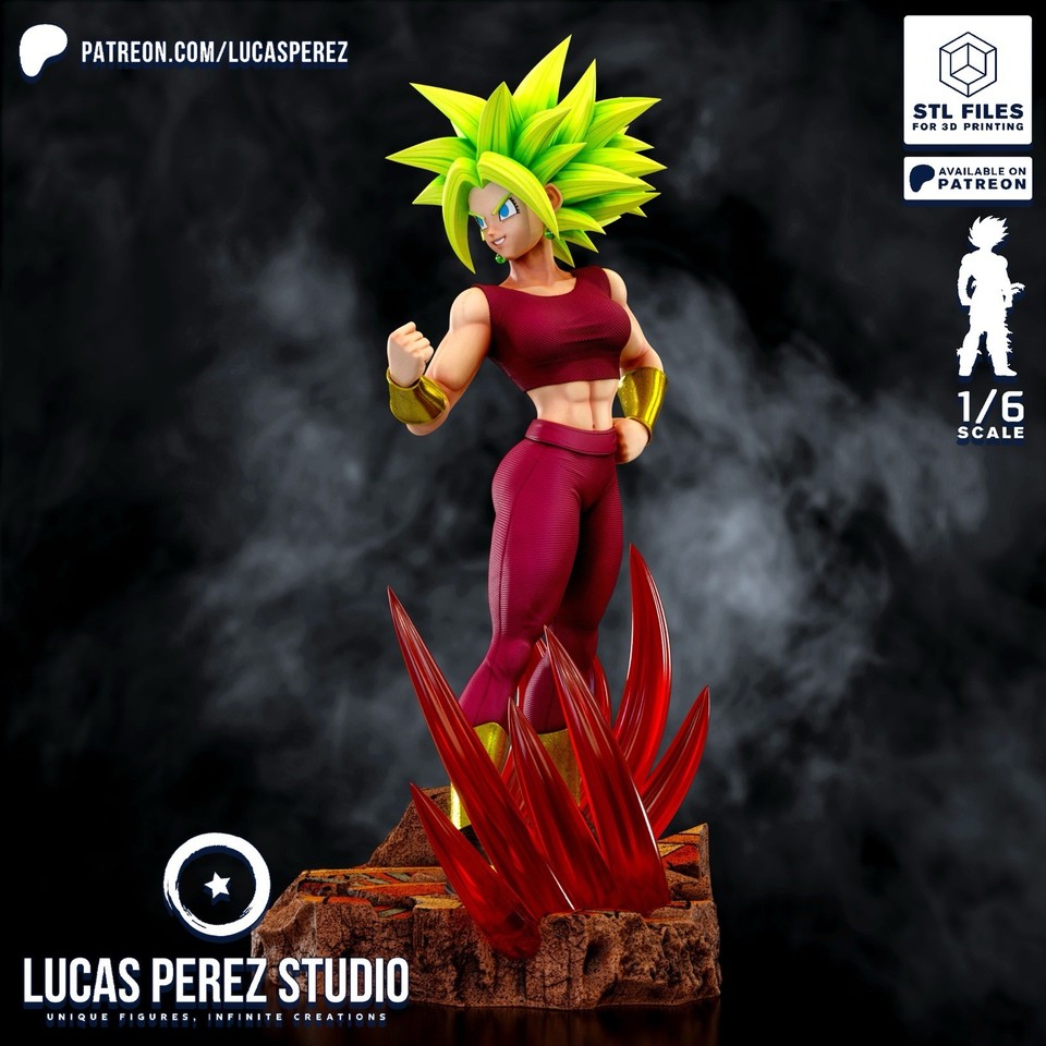 1/6 Scale Resin Printed Kefla From Dragon Ball Super Garage Kit ...