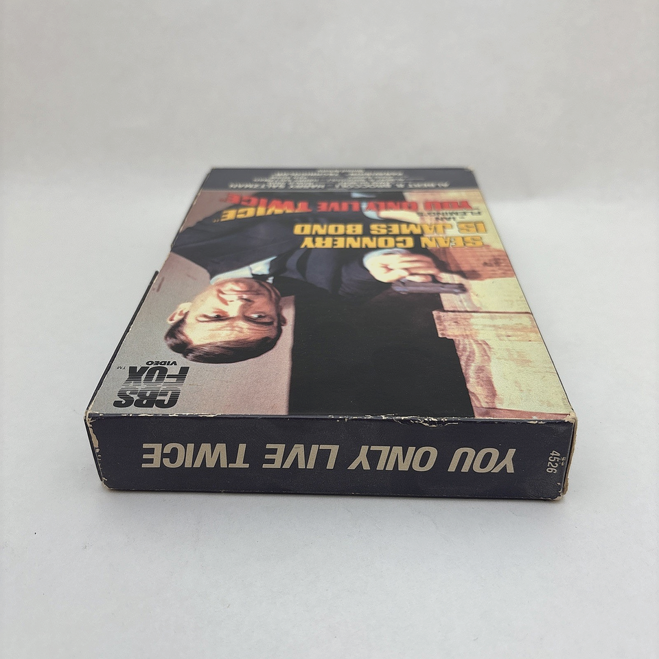 You Only Live Twice (1967) (VHS, 1984) CBS/FOX Slide Drawer Box, BOND ...