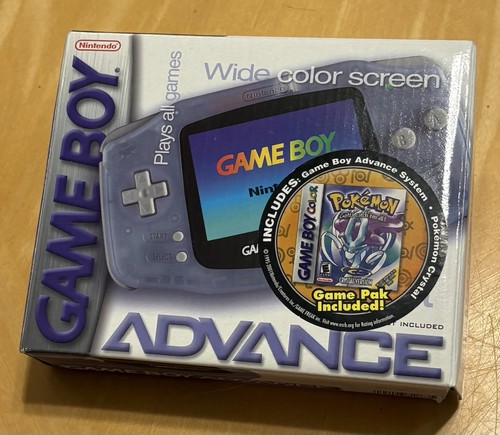 Game boy Advance Pokémon Crystal Version System | eBay