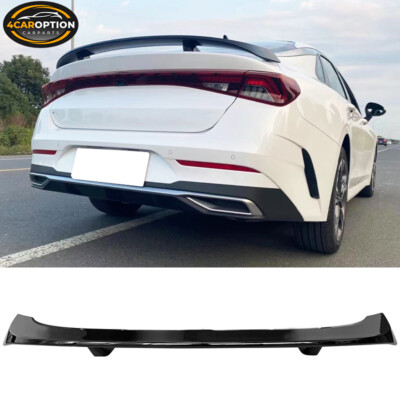 Fits 21-24 Kia K5 Sedan Rear Trunk Spoiler Wing ABS MG Style Gloss ...