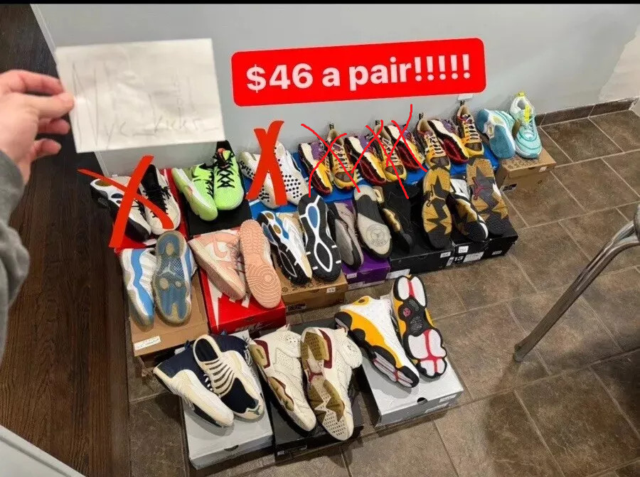 11 Pair Collection Nike Adidas Jordan Size 8-13 New A… - Gem