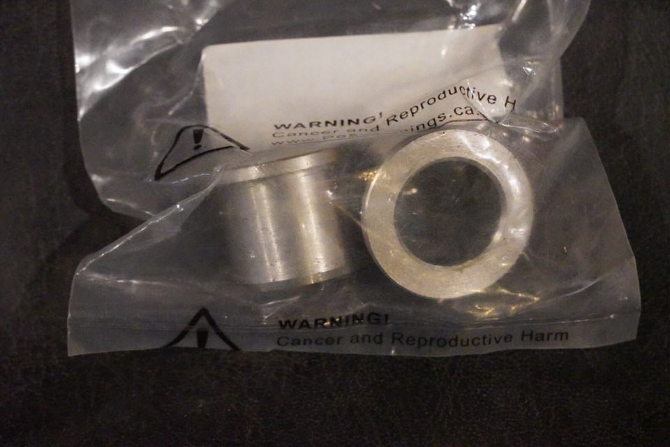 1" to .75" 3/4" Rim Wheel Axle Bearing Reducer Adaptors For Harley ...