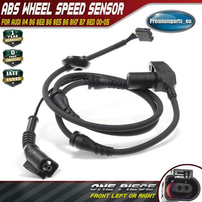 ABS WHEEL SPEED SENSOR FRONT FOR AUDI A4 B6 8E2 8E5 8H7 B7 8ED 00-05 ...
