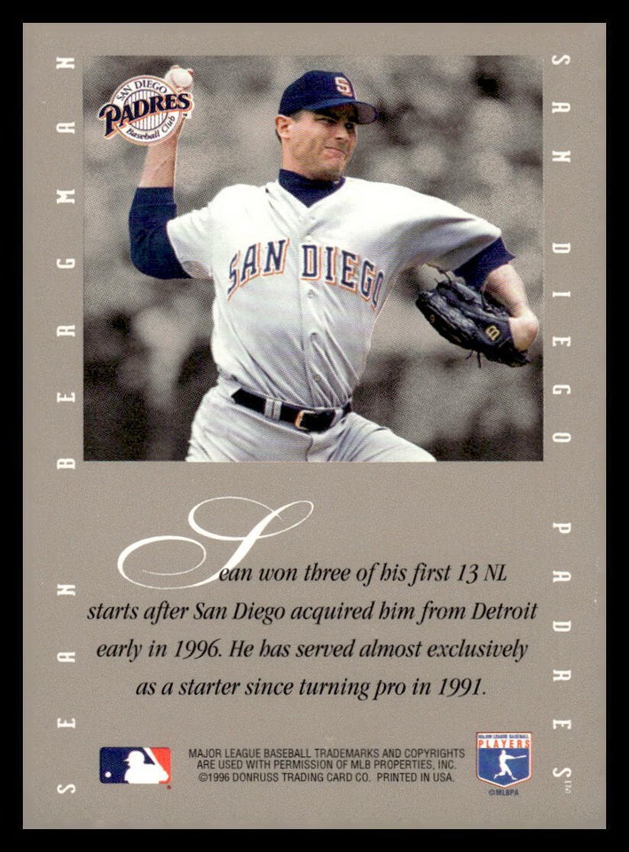 1996 Leaf Signature Series Sean Bergman Auto | eBay