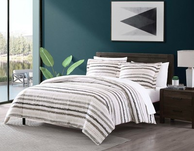 Brielle Home? Porter 100% Cotton Printed Comforter Sets | eBay