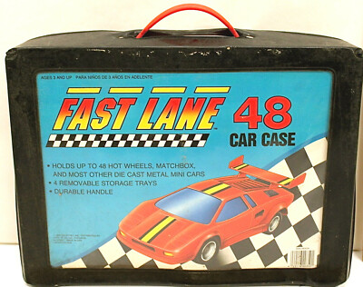 Fast Lane Car Case w/48 Matchbox Superfast Diecast Miliary Rescue ...