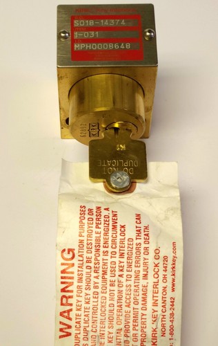 KIRK KEY S018 Flush Single Key Interlock | eBay