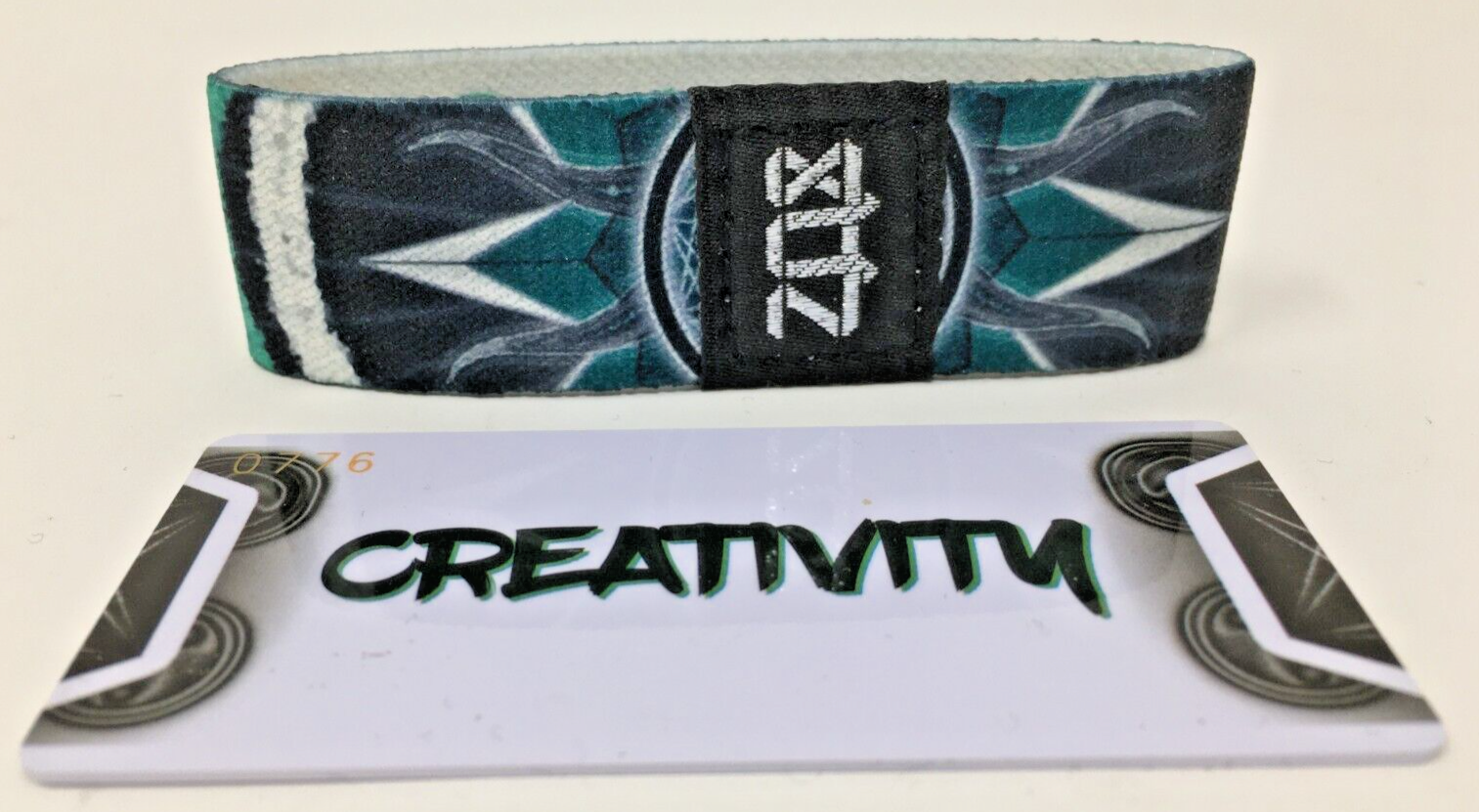 NIP ZOX "Creativity" Silver Wrist Band Retired Design Reg/Med #0776 | eBay