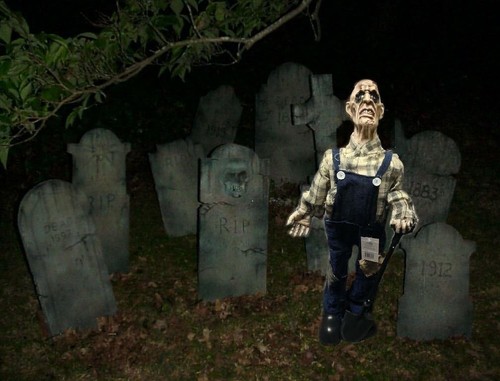 75CM FREE STANDING HALLOWEEN ZOMBIE GRAVE DIGGER 5053844085684 | eBay