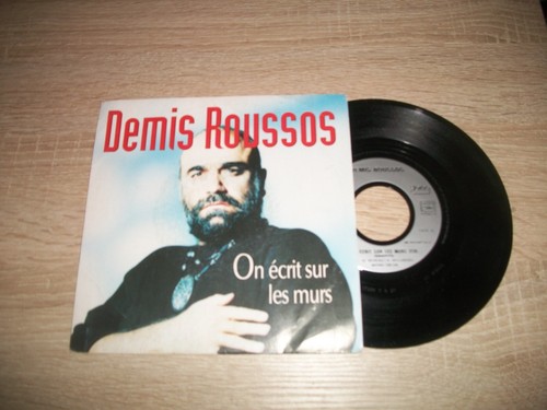vinyle 45 tours, demis roussos, on écrit sur les mur | eBay