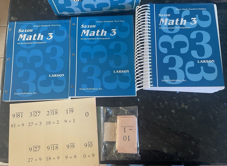 Saxon Math Homeschool 3rd grade Math 3 Home Study Workbook Teacher's ...