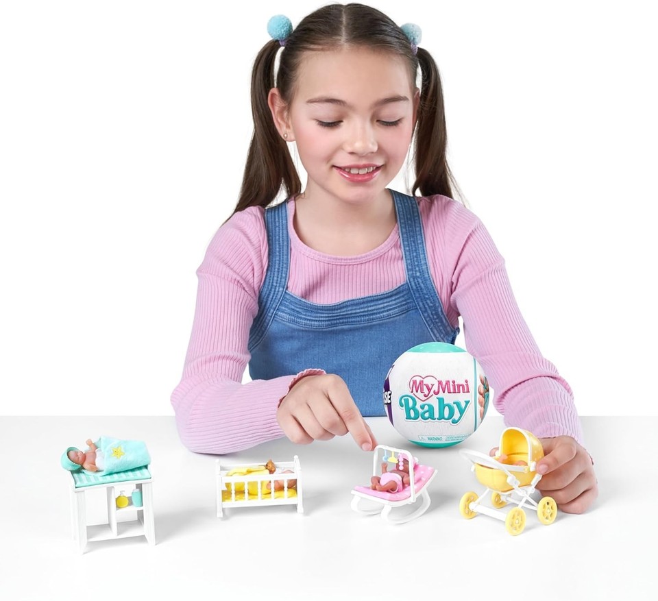 My Mini Baby Series 1: Collectible Rainbow Capsule with Realistic ...