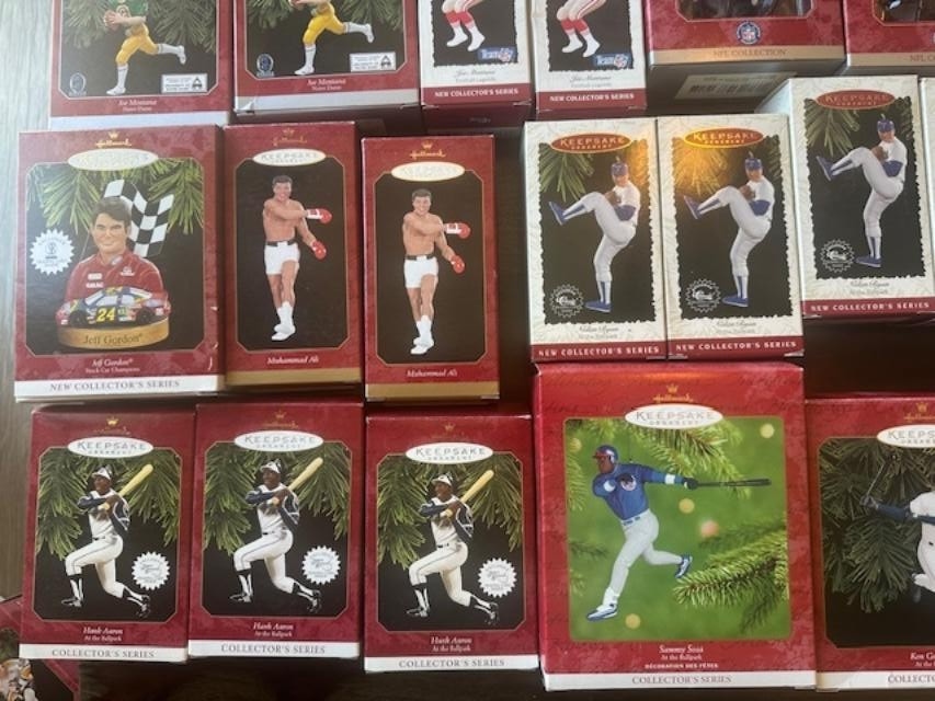 HALLMARK SPORTS CHRISTMAS ORNAMENTS- PICK FROM LIST- LOW SHIPPING COST ...