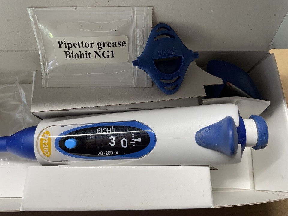 Sartorius BioHit mLine M200 Pipettor, 20 - 200 µL Vol., 1-Channel + Accessories | eBay