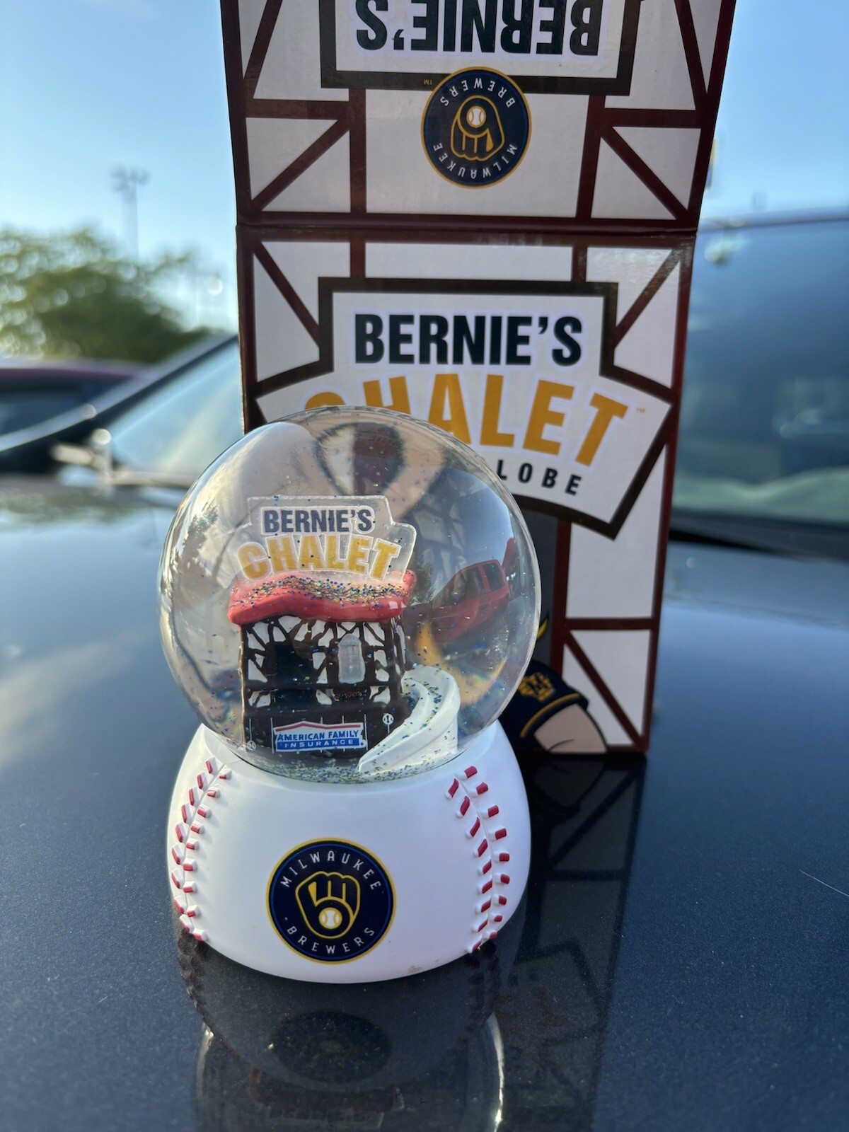 2024 Milwaukee Brewers Bernie’s Chalet Snow Globe SGA NIB | eBay