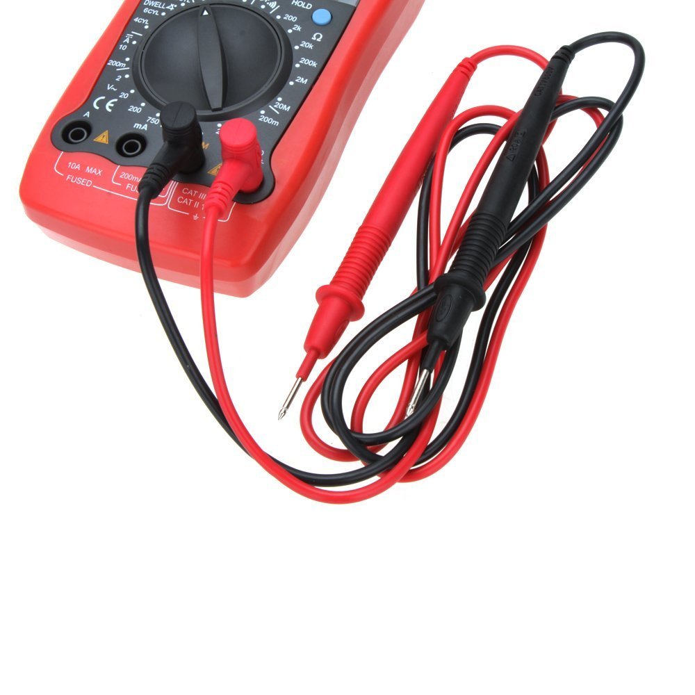 Digital Automotive Tester UNI T UT105 ACV DCV Multimeter Ohmmeter DWELL ...