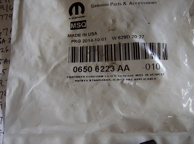 Mopar OEM 06-18 Jeep Dodge CHRYSLER Hood Support Rod Clip 6506223aa for ...