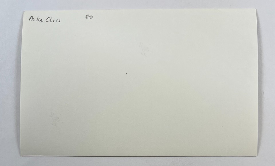 Mike Chris (1980) Detroit Tigers Vintage Baseball Postcard PCDT | eBay