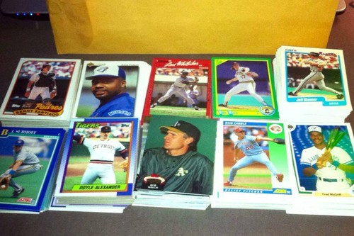 Lot of Various Branded Baseball/Playing Cards; Topps, FLEER, Score, etc ...