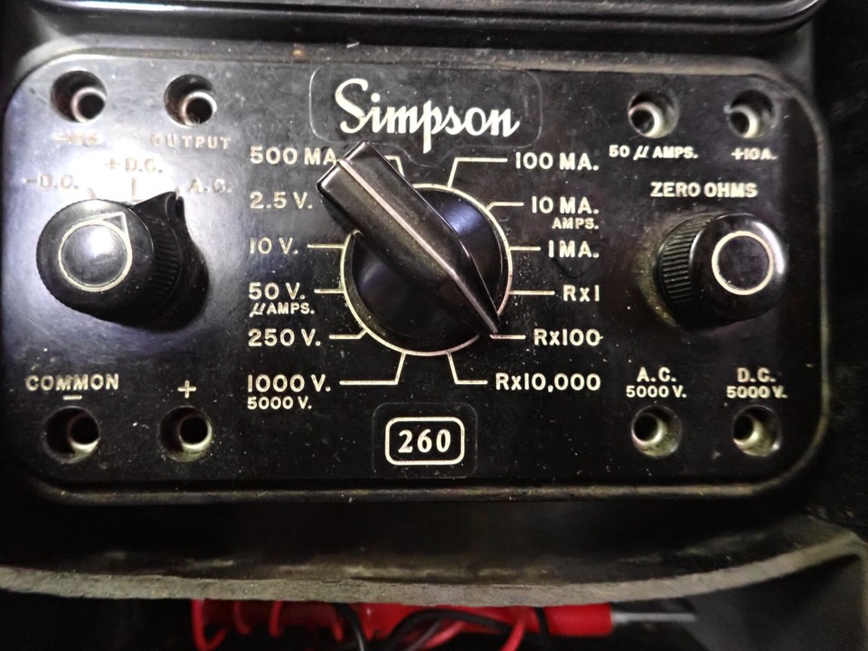 SIMPSON #260 METER IN EVER-REDY CASE | eBay