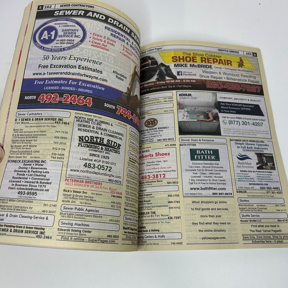 December 2023 Fort Wayne Indiana Phone Book Area Code 260 Yellow Pages ...