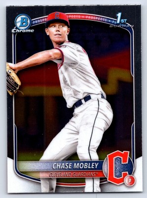 Chase Mobley 2025 1st Bowman Chrome #BCP-56 Cleveland Guardians ...