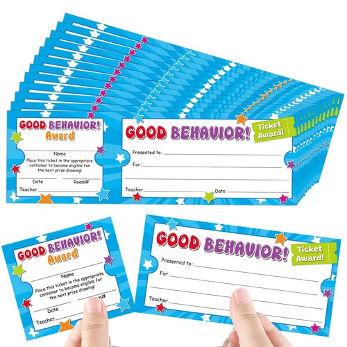 100 Pcs Good Behavior Rewards Card for Student Classroom Management ...