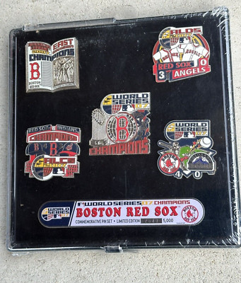 Boston Red Sox Pin 2007 World Series Champions 5 Piece pin set Baseball ...