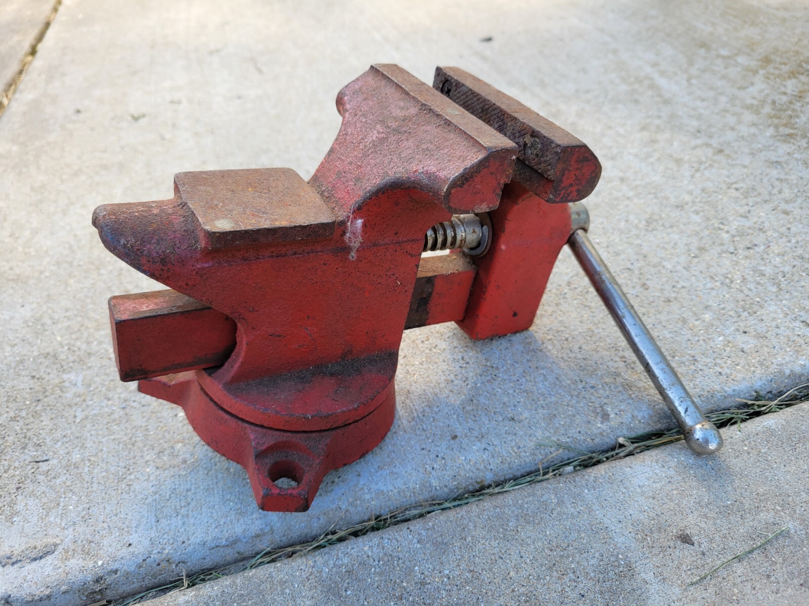 Vintage Fuller 3 1/2'' Jaw, Swivel Base Anvil Bench Vise, Made In JAPAN ...