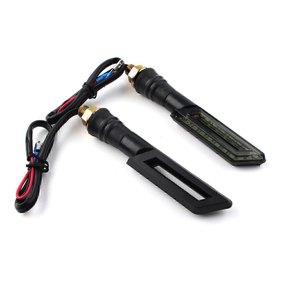 2 x Universal Motor Turn Signal Indicators Tail Amber Light 12V 15 Cool ...