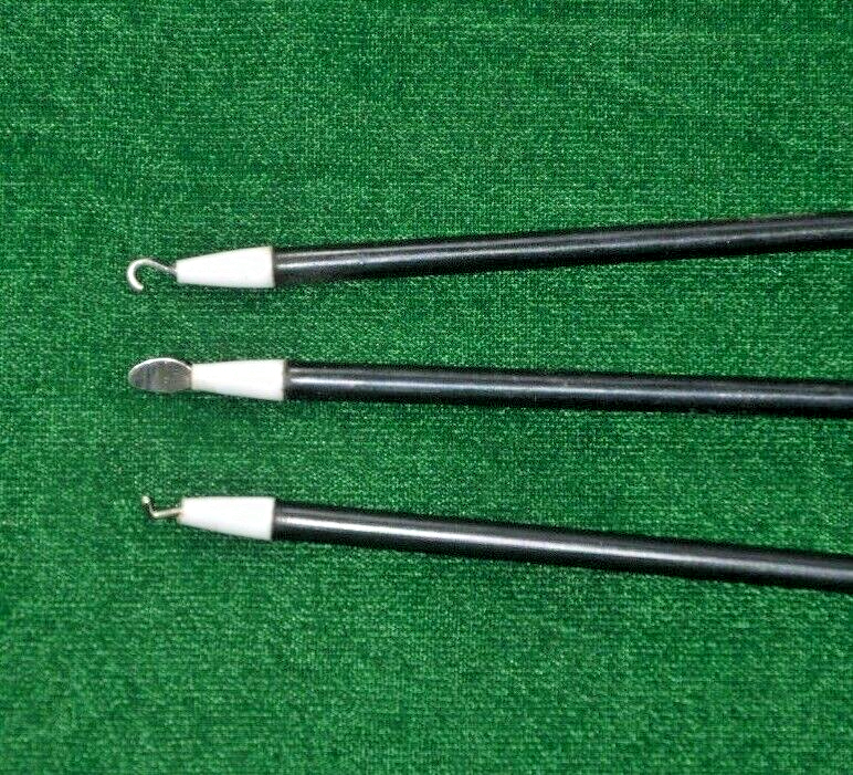 3pc Laparoscopic Monopolar L-Hook/J-Hook/Spatula 5mmx330mm Endoscopy ...