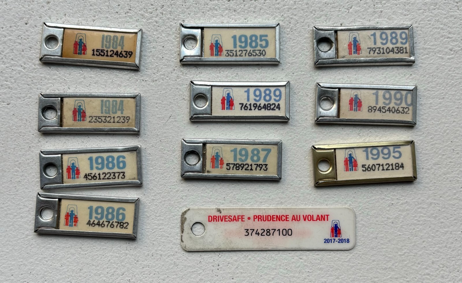 1984 - 2018 Canadian DAV Tags - Canada Mini License Plate Veterans Key ...