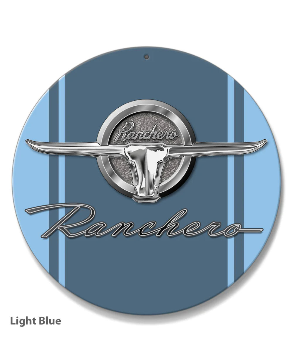1964 - 1965 Ford Ranchero Emblem Round Aluminum Sign - Aluminum - 14 ...