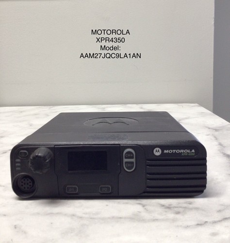 Motorola MOTOTRBO XPR 4350 Two Way Radio Model: AAM27JQC9LA1AN | eBay