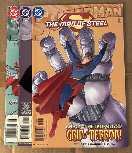 Superman The Man of Steel #123 - 125 DC Comics BY MARK SCHULTZ 2002 | eBay
