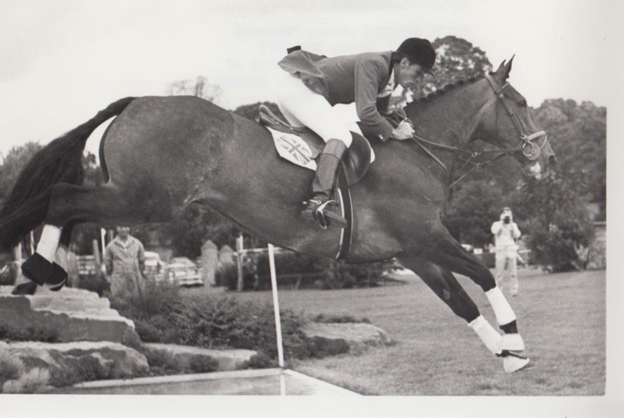 Paddy McMahon riding "Penwood Forgemill" 1973-Laser-Horse Riding-Press ...