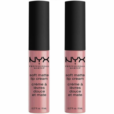 Lot of 2: New NYX Soft Matte Lip Cream Gloss in SMLC06 Istanbul (Sealed ...