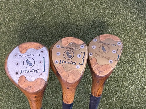 Spalding Matched Wood Set (1-3-5) RH Spalding Professional Regular ...