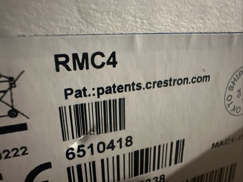 Crestron RMC4 4 Series Control System Unit - 6510418 for sale online | eBay