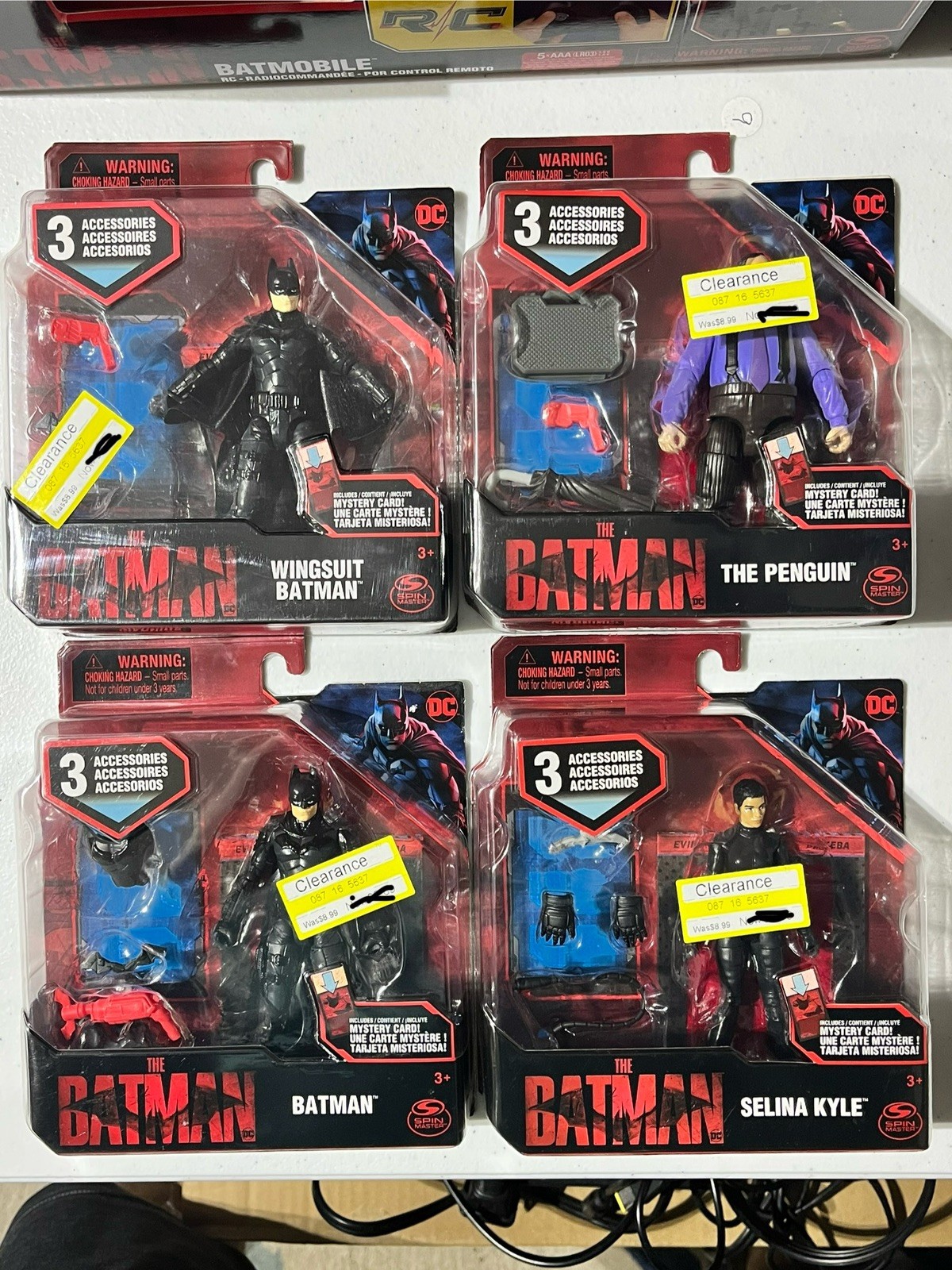 2022 DC The Batman Movie 4 inch Batman Penguin Selina Kyle Lot of 4 ...